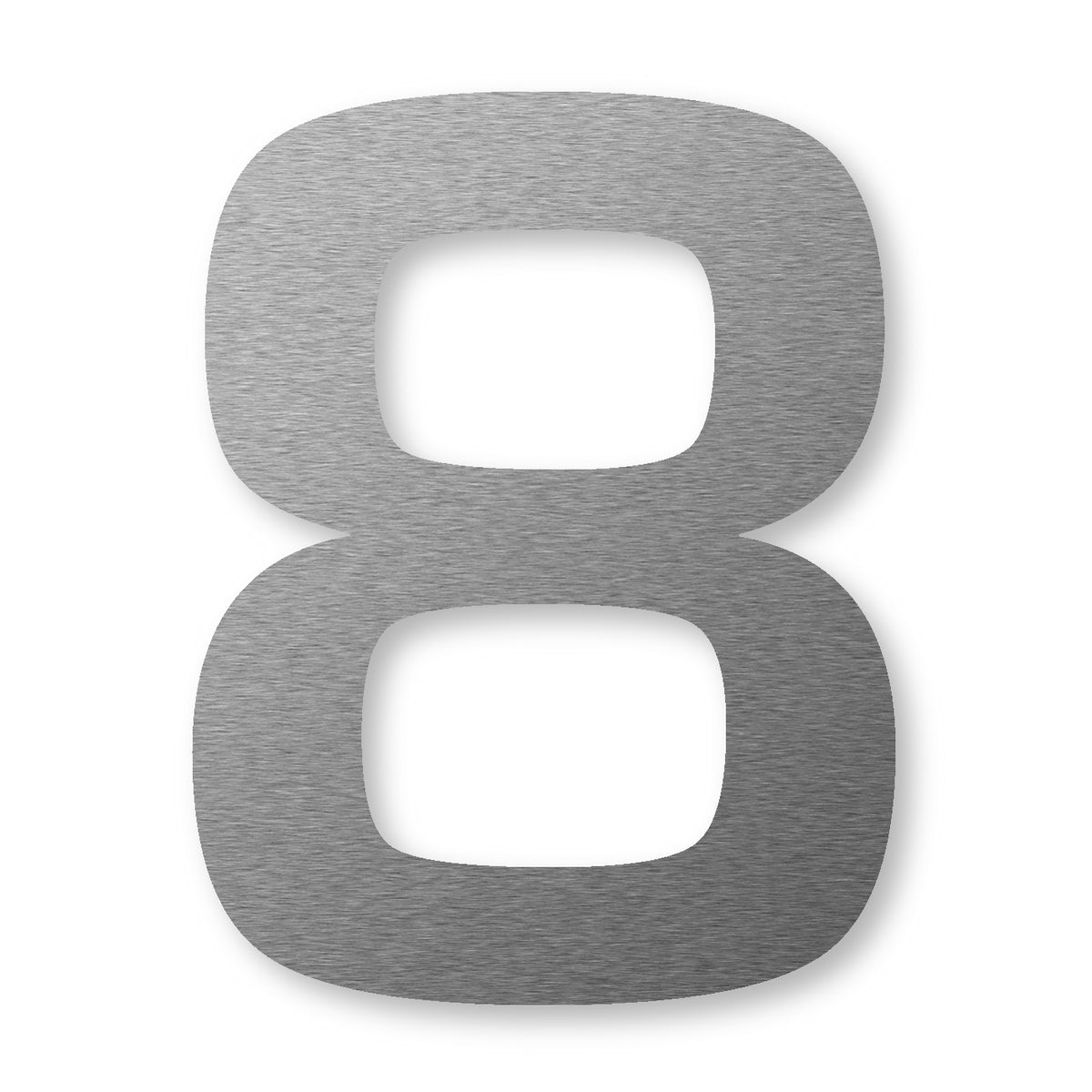 Extra Large House Number 8 - Modern Number - House Numbers Direct